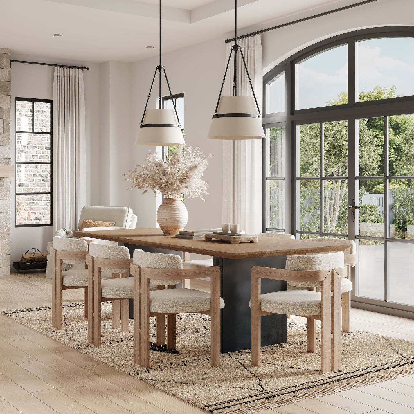 The Hampton Dining Table - Wood – Carbon Designs