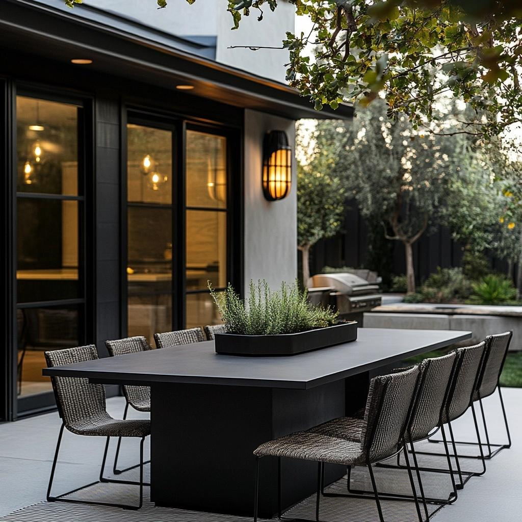 The Prescott Outdoor Dining Table – Carbon Designs